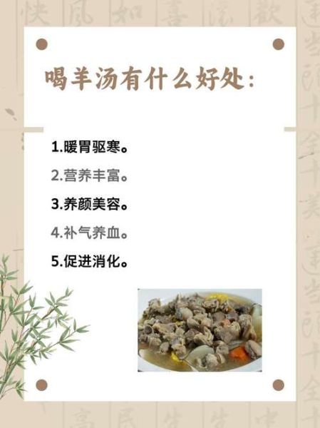 男人喝羊肉汤的功效_男人冬天喝羊肉汤有什么好处-第2张图片-山城妙识