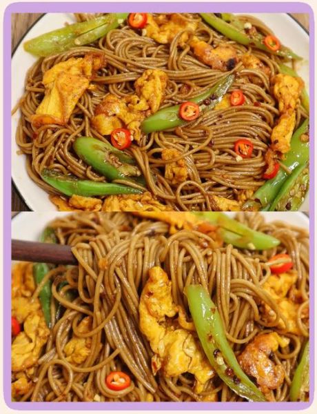 青椒鸡蛋炒面怎么做_青椒鸡蛋炒面热量高吗-第1张图片-山城妙识