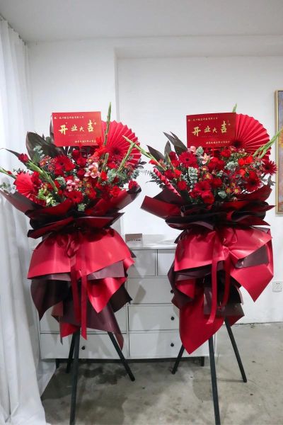 开业花篮图片_如何挑选大气款式-第2张图片-山城妙识