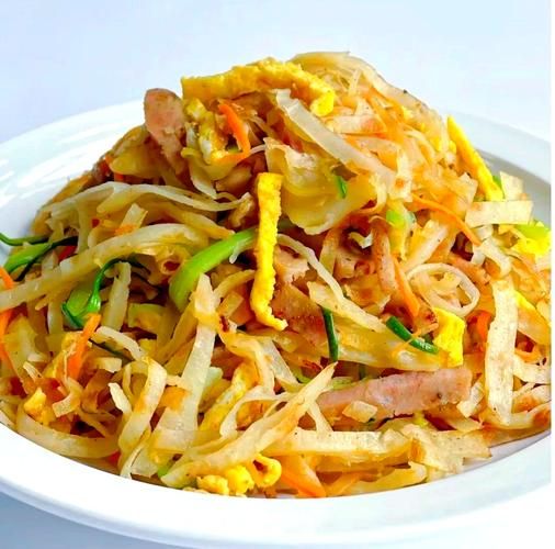 鸡蛋炒饼丝怎么做_家常鸡蛋炒饼丝做法-第1张图片-山城妙识