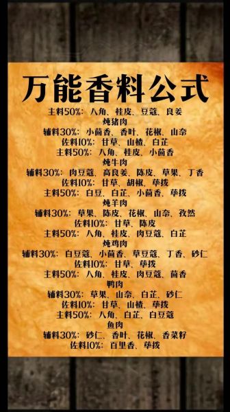 炖肉调料配方大全_新手怎么选-第2张图片-山城妙识