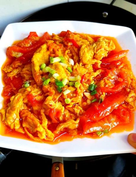 番茄炒蛋图片真实_番茄炒蛋怎么做才好吃-第1张图片-山城妙识