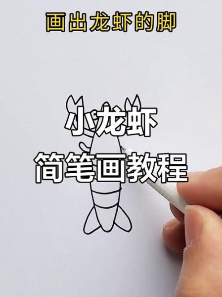 小龙虾卡通图片怎么画_小龙虾简笔画教程-第2张图片-山城妙识