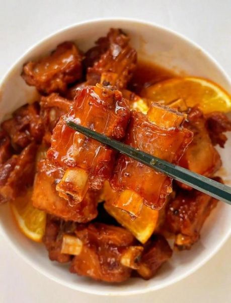 香橙排骨怎么做_香橙排骨的做法步骤-第1张图片-山城妙识