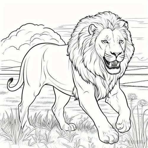 狮子图片大全大图霸气画_如何画出王者气场-第2张图片-山城妙识