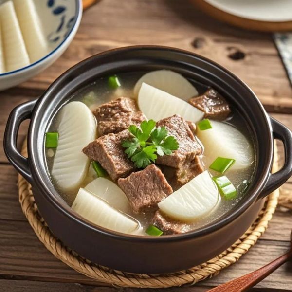 牛排骨炖白萝卜怎么做好吃_牛排骨炖萝卜的家常做法-第1张图片-山城妙识