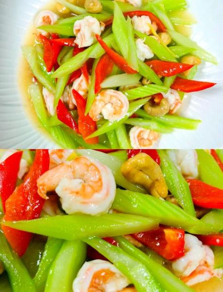 腰果西芹虾仁怎么炒好吃_腰果西芹虾仁的营养价值-第2张图片-山城妙识