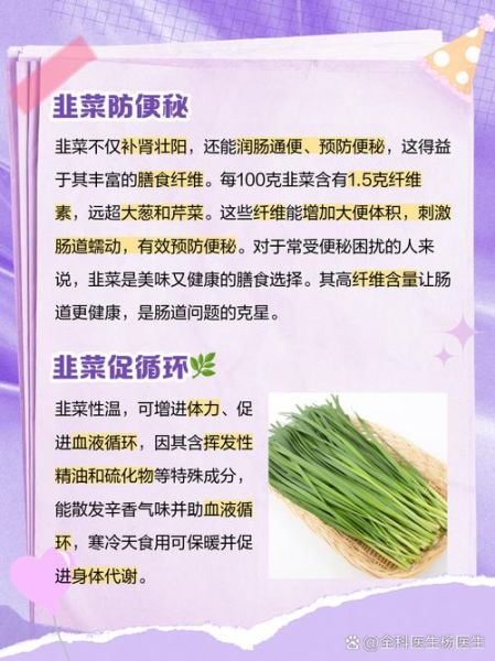 韭菜的药用价值_韭菜的功效与作用-第2张图片-山城妙识