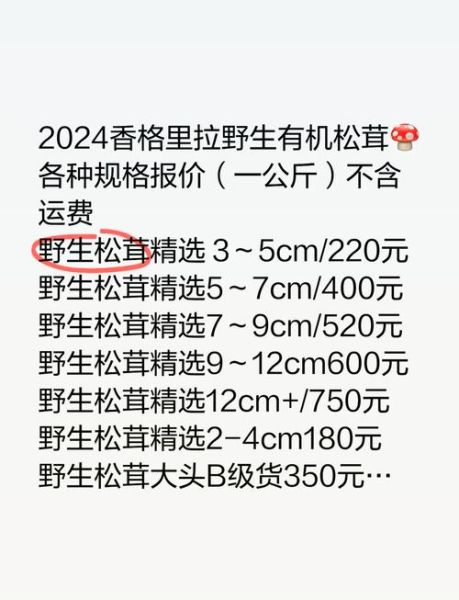 西藏松茸多少钱一斤_2024最新价格行情-第2张图片-山城妙识