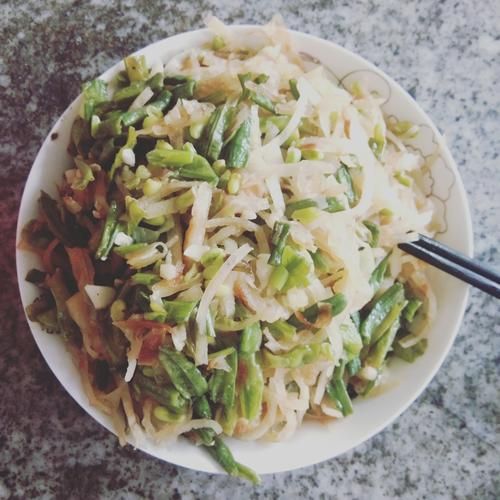 豆角炒饼怎么做_豆角炒饼的家常做法-第3张图片-山城妙识