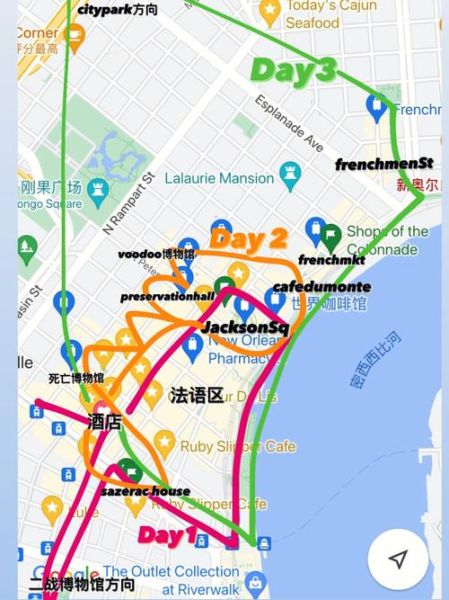 新奥尔良地图_旅游路线怎么走-第1张图片-山城妙识