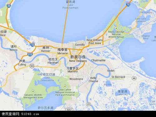 新奥尔良地图_旅游路线怎么走-第2张图片-山城妙识