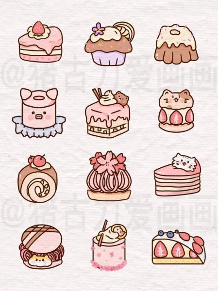 甜品简笔画怎么画_甜品简笔画图片大全-第3张图片-山城妙识 甜品简笔画怎么画_甜品简笔画图片大全-第3张图片-山城妙识