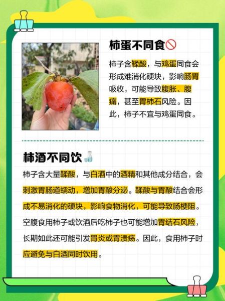 吃柿子不能吃什么食物_柿子相克食物有哪些-第1张图片-山城妙识