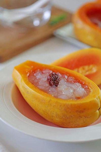 木瓜炖雪蛤怎么做_雪蛤泡发多久合适-第2张图片-山城妙识