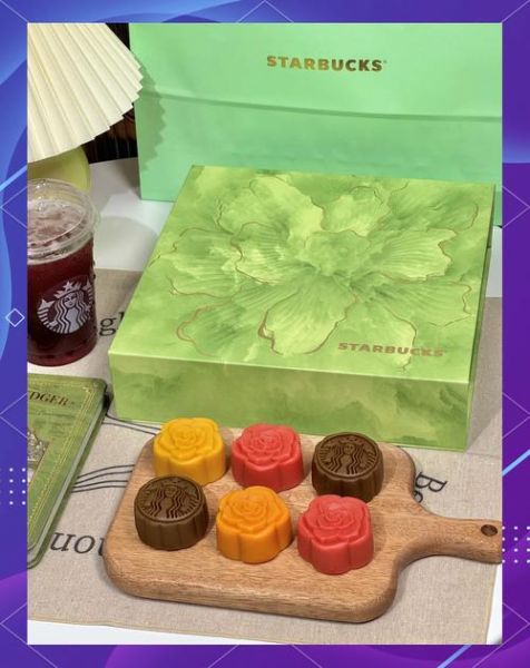 星巴克月饼摆盘技巧_星巴克月饼怎么摆好看-第1张图片-山城妙识