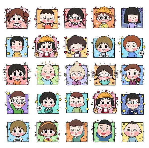 樱桃小丸子头像一家人_怎么画才可爱-第2张图片-山城妙识 樱桃小丸子头像一家人_怎么画才可爱-第2张图片-山城妙识