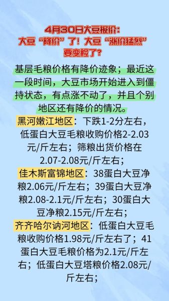 2020年黄豆价格多少钱一斤_黄豆价格走势分析-第1张图片-山城妙识