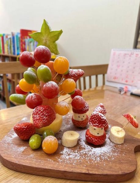 水果圣诞树怎么做_水果圣诞树图片窍门-第1张图片-山城妙识