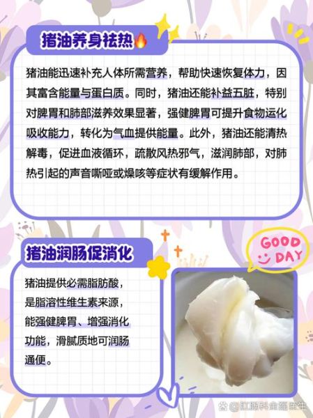 吃猪油对身体好吗_猪油健康真相-第1张图片-山城妙识