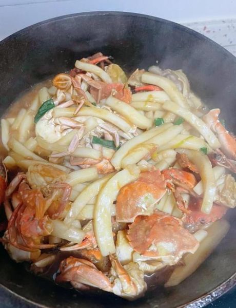 青蟹炒年糕怎么做_青蟹炒年糕的窍门-第3张图片-山城妙识