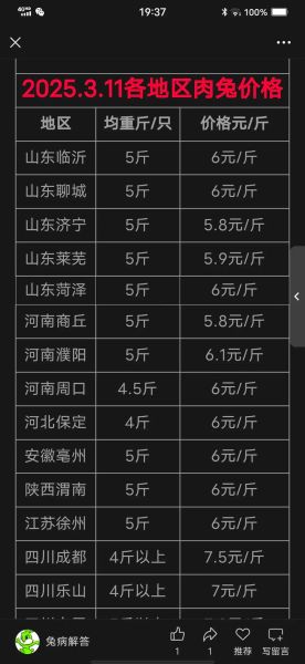 兔肉价格多少钱一斤_兔肉为什么贵-第1张图片-山城妙识