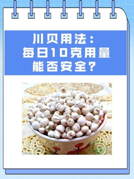 川贝粉怎么吃_川贝粉的正确用量-第3张图片-山城妙识