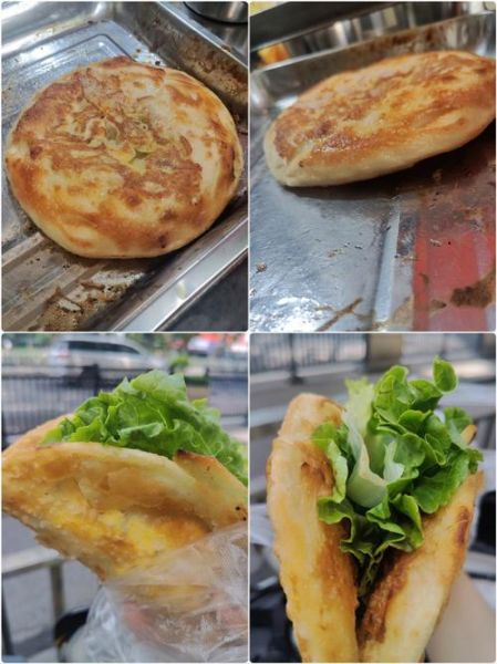 鸡蛋灌饼怎么叠好看_鸡蛋灌饼几种叠法图解-第2张图片-山城妙识