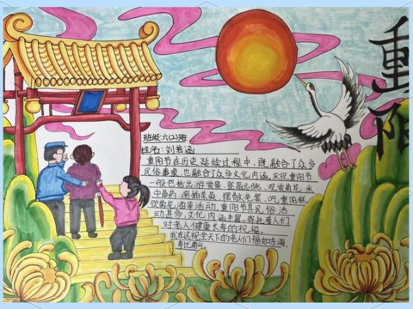 重阳节手抄报怎么做_重阳节手抄报内容写什么-第3张图片-山城妙识