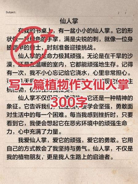 仙人掌作文怎么写_仙人掌的特点有哪些-第1张图片-山城妙识 仙人掌作文怎么写_仙人掌的特点有哪些-第1张图片-山城妙识