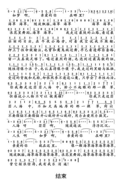 海草舞歌词含义_海草舞怎么跳-第2张图片-山城妙识