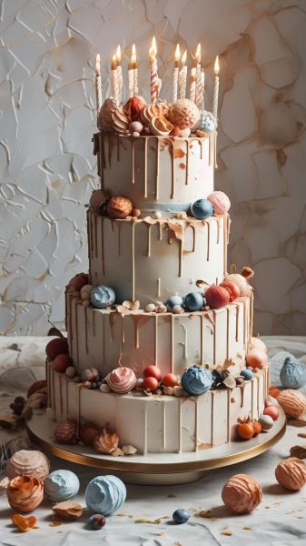 生日蛋糕图片大全_怎么拍才好看-第3张图片-山城妙识