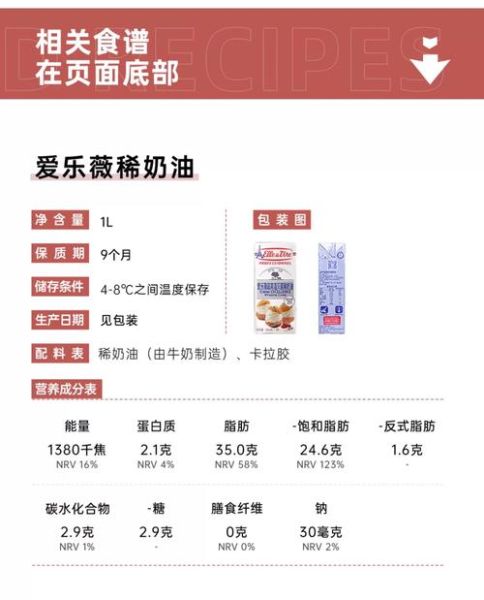奶油配料表怎么看_淡奶油配料表哪种更健康-第2张图片-山城妙识