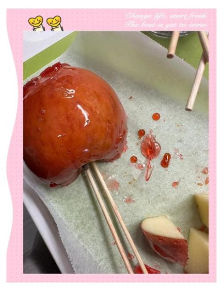 苹果糖图片_苹果糖怎么保存不变色-第1张图片-山城妙识