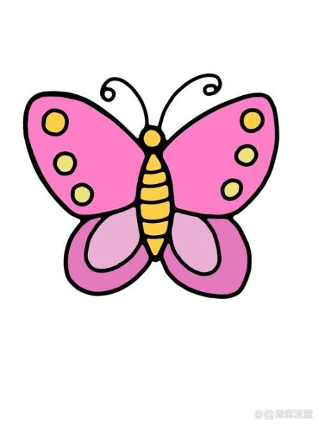 蝴蝶简笔画怎么画_蝴蝶图片大全简笔画-第1张图片-山城妙识