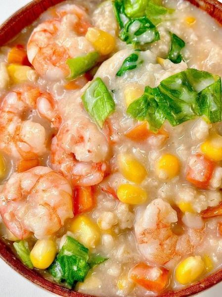 虾仁粥可以放什么蔬菜_虾仁粥搭配蔬菜推荐-第1张图片-山城妙识