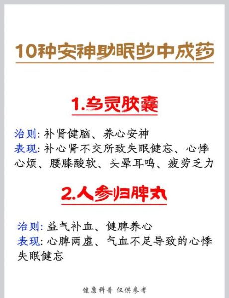 睡眠不好吃什么药调理最好_失眠吃什么中成药见效快-第1张图片-山城妙识