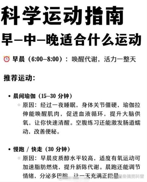 一天中什么时候运动最好_晨午晚锻炼效果对比-第2张图片-山城妙识