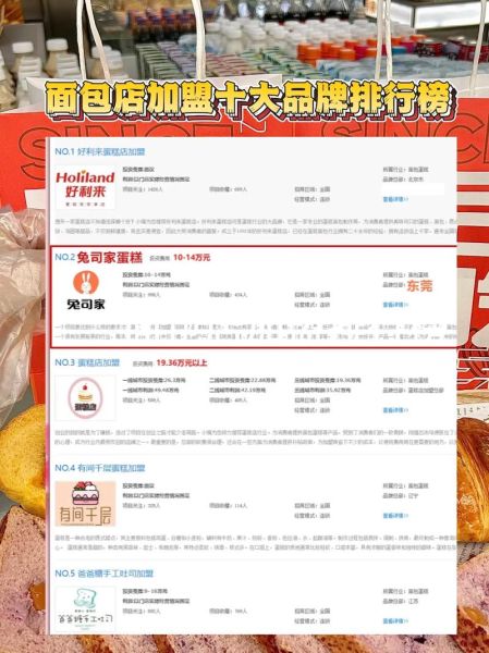 烘焙连锁店排名_哪家品牌值得加盟-第3张图片-山城妙识