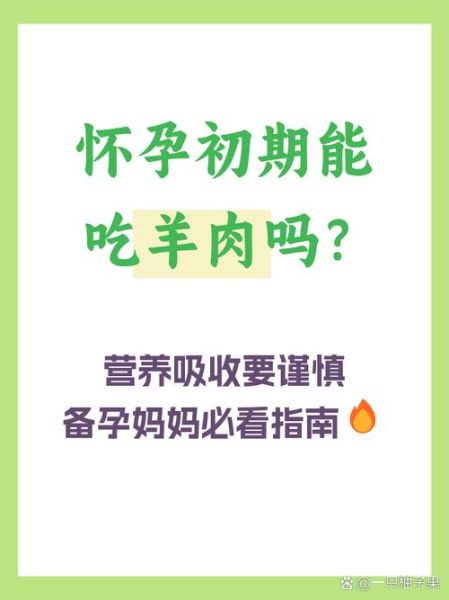 怀孕初期可以吃羊肉吗_孕妇吃羊肉注意事项-第2张图片-山城妙识