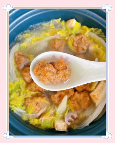 白菜素丸子家常做法_白菜素丸子怎么做不碎-第1张图片-山城妙识