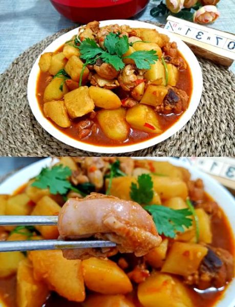 鸡腿烧土豆怎么烧好吃_鸡腿烧土豆家常做法-第1张图片-山城妙识