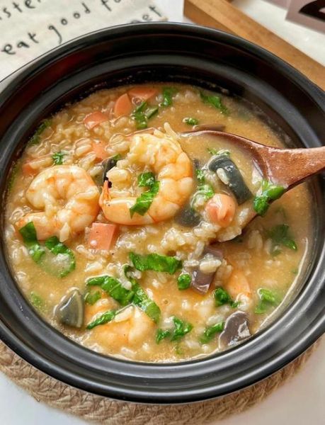 虾粥怎么做给宝宝吃_宝宝辅食虾粥做法-第1张图片-山城妙识