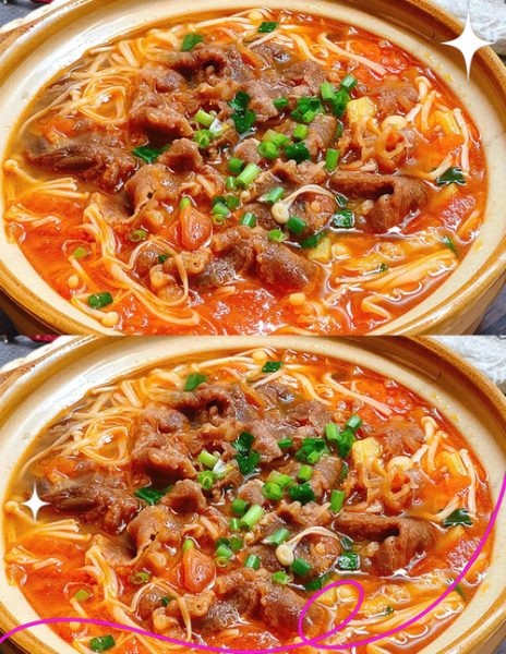 金针菇肥牛煲怎么做_金针菇肥牛煲要煮多久-第1张图片-山城妙识