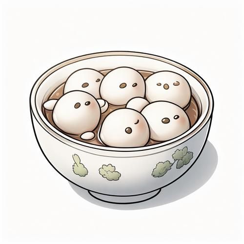 汤圆图片可爱卡通_汤圆卡通图怎么画-第2张图片-山城妙识