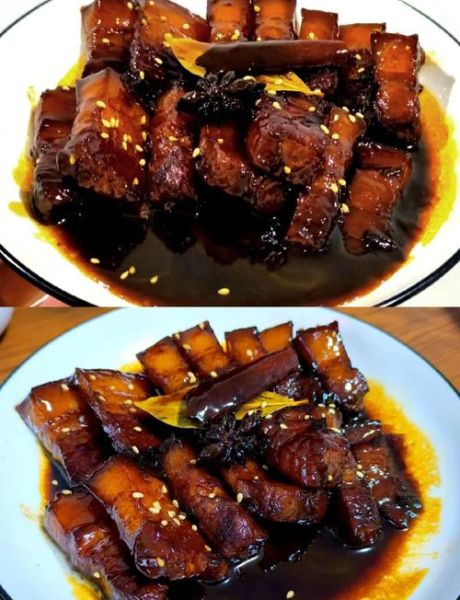 江苏红烧肉正宗做法_不放酱油也能红亮-第1张图片-山城妙识