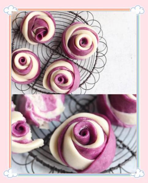 紫薯玫瑰花馒头怎么做_紫薯玫瑰花馒头配方比例-第2张图片-山城妙识