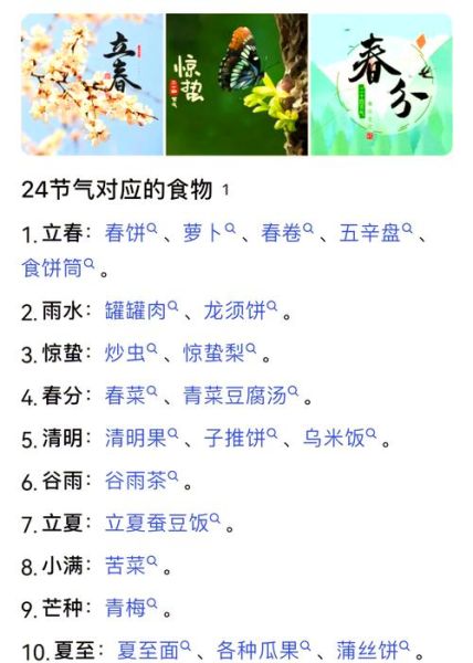 二十四节气有哪些_每个节气吃什么传统食物-第1张图片-山城妙识