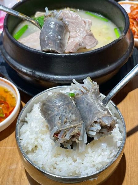 米肠汤饭怎么吃_米肠汤饭正确吃法-第3张图片-山城妙识