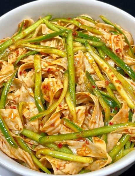 凉拌豆皮怎么做_凉拌豆皮的做法大全-第1张图片-山城妙识 凉拌豆皮怎么做_凉拌豆皮的做法大全-第1张图片-山城妙识